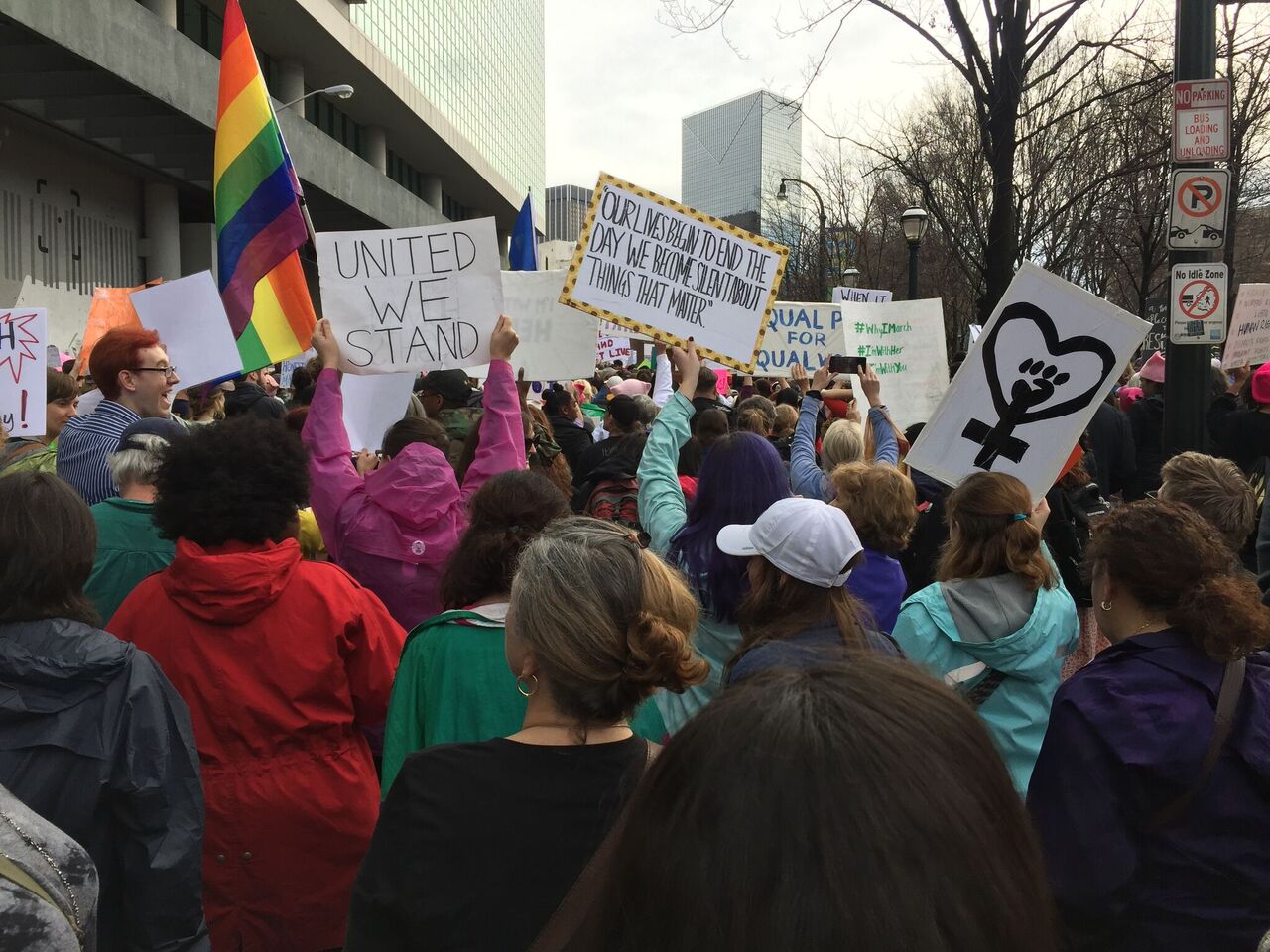 Photos: March for Social Justice and Women - Rough Draft Atlanta