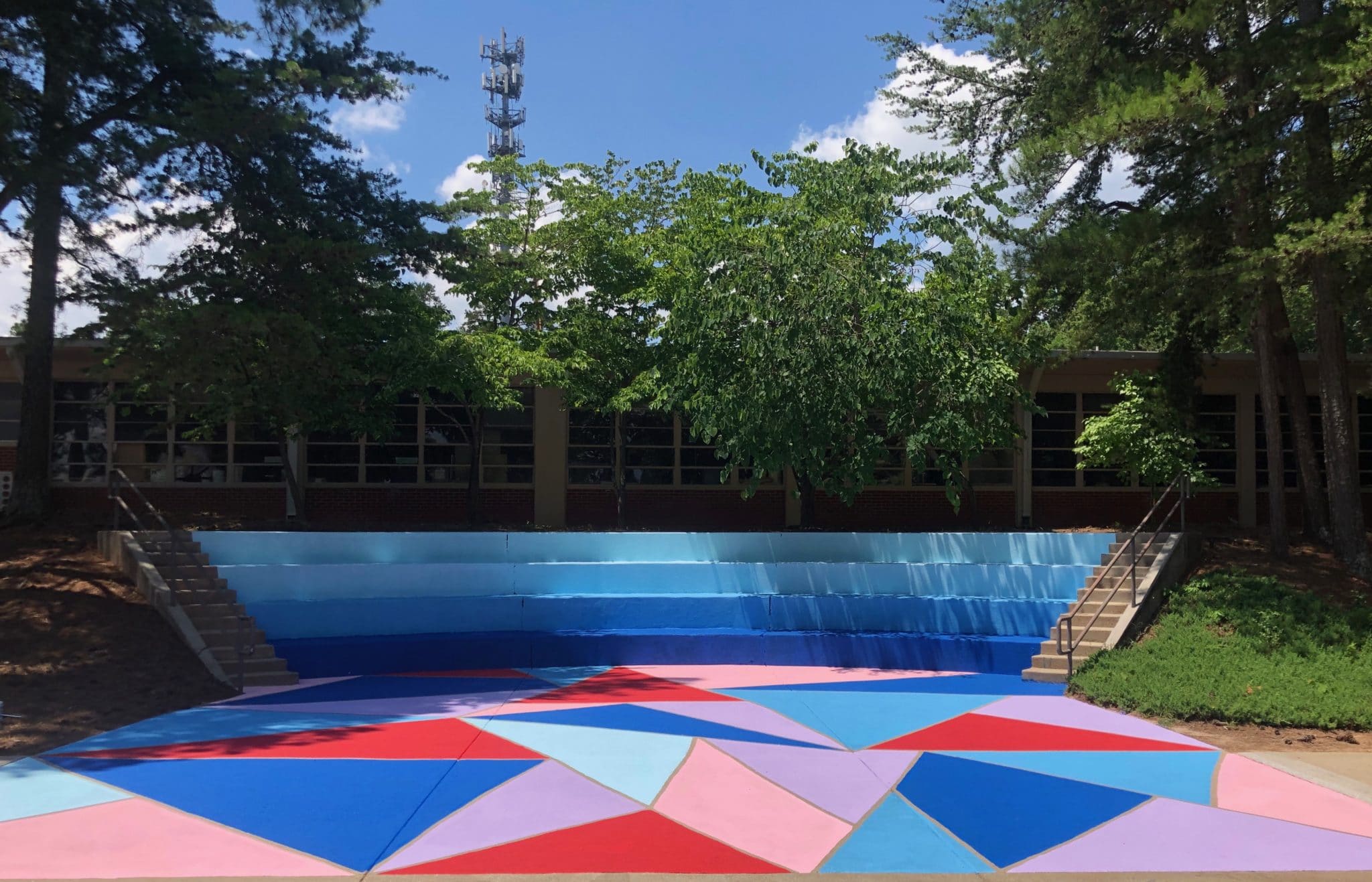 Dunwoody’s Spruill Center for the Arts courtyard gets mural by Midtown ...