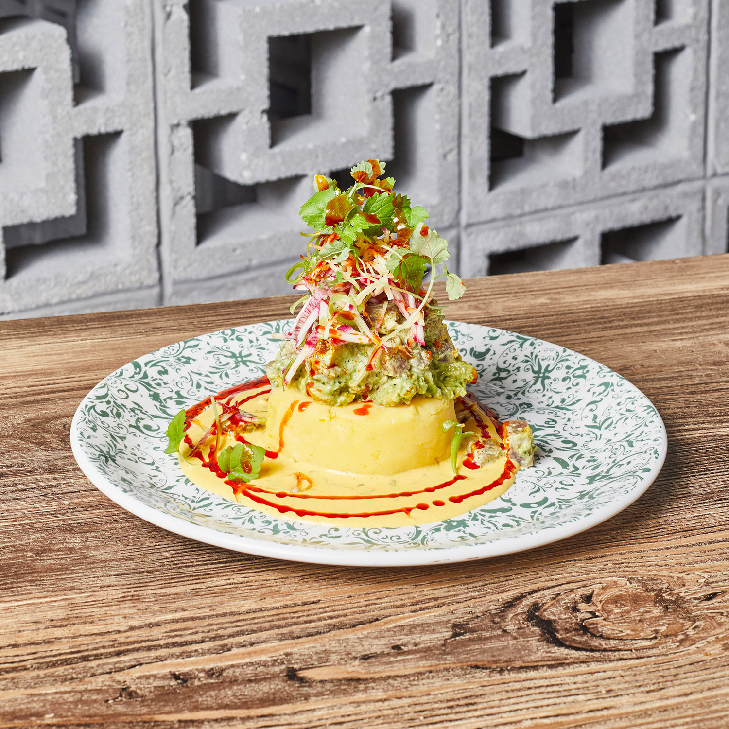 Tio Lucho's Causa Limeña & Shrimp Salad recipe - Rough Draft Atlanta
