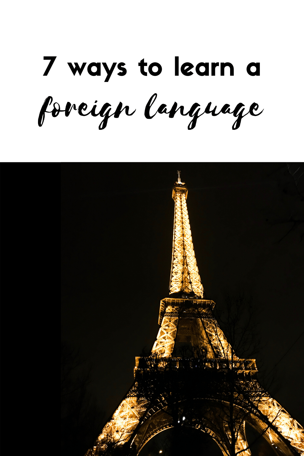 7 Ways to Learn A Foreign Language - round trip