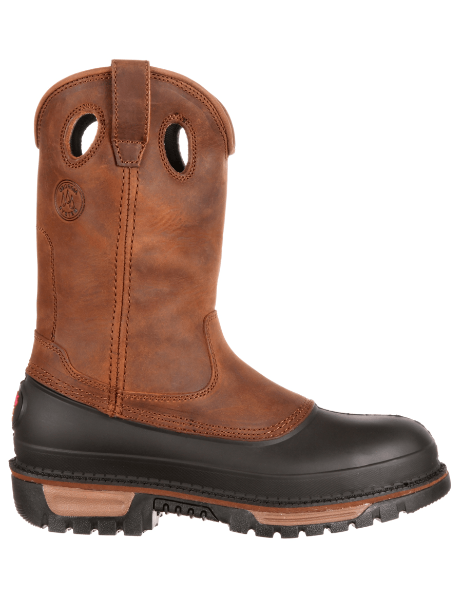 Georgia Boot Muddog Steel Toe Waterproof Wellington - Rowan Apparel