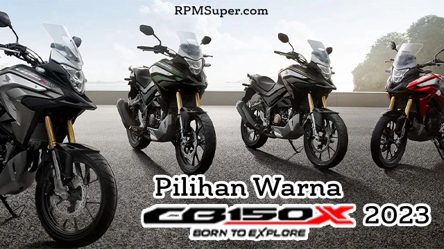 Spesifikasi, Harga dan Warna CB150X 2023 - RPMSuper.com