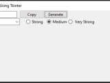 Python Password Generator Using Tkinter