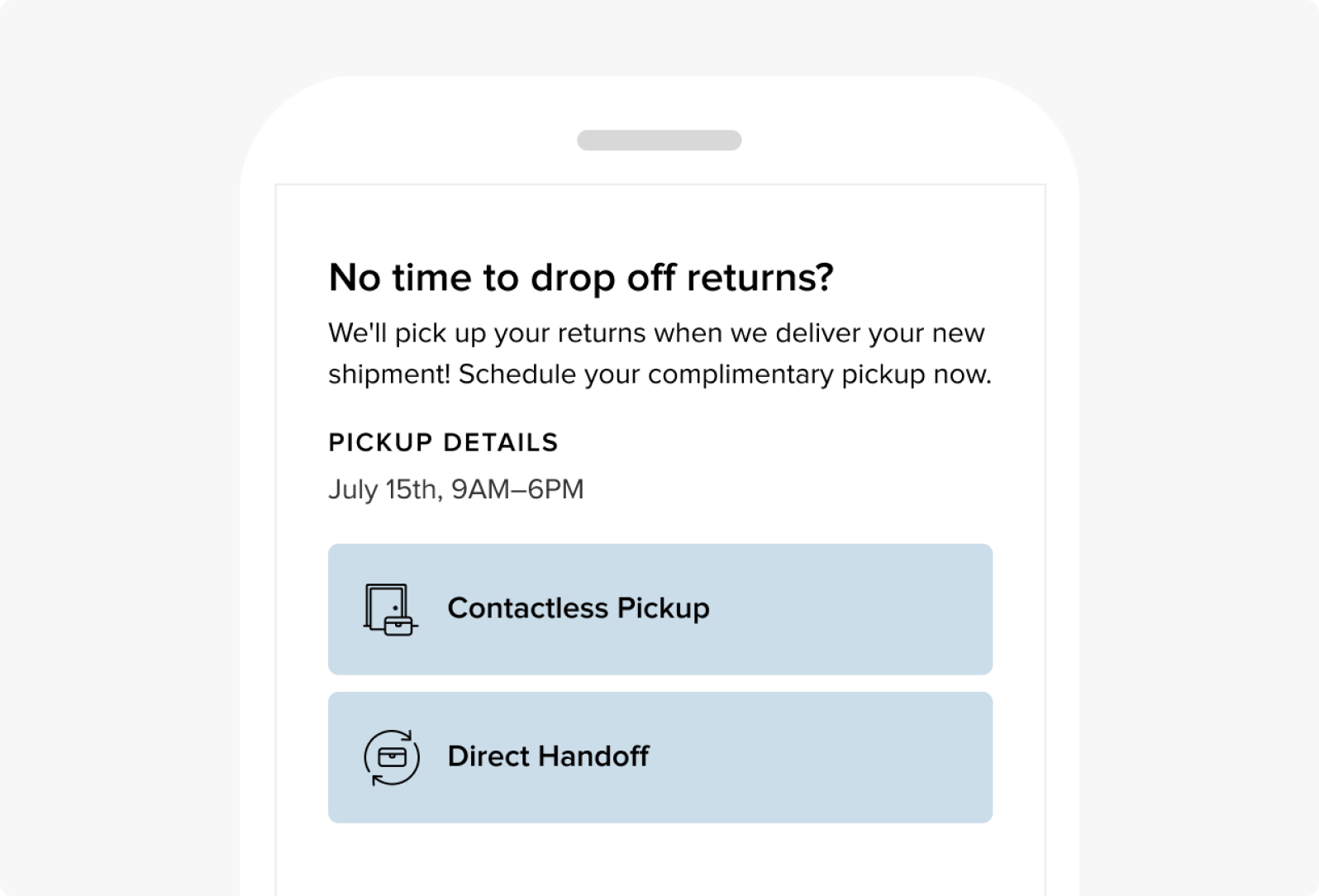 Rent the Runway Home Pickup - The Shift : The Shift