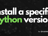 Install A Specific Python Version On Ubuntu Ruan Bekker S Blog