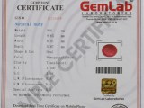 Ruby Gemstone Manik Stone Certification