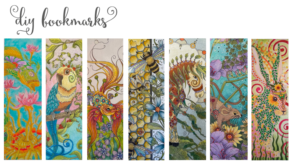 DIY Ruby Charm Colors Bookmarks – ruby charm colors