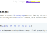 The Ruby Changes Ruby Changes