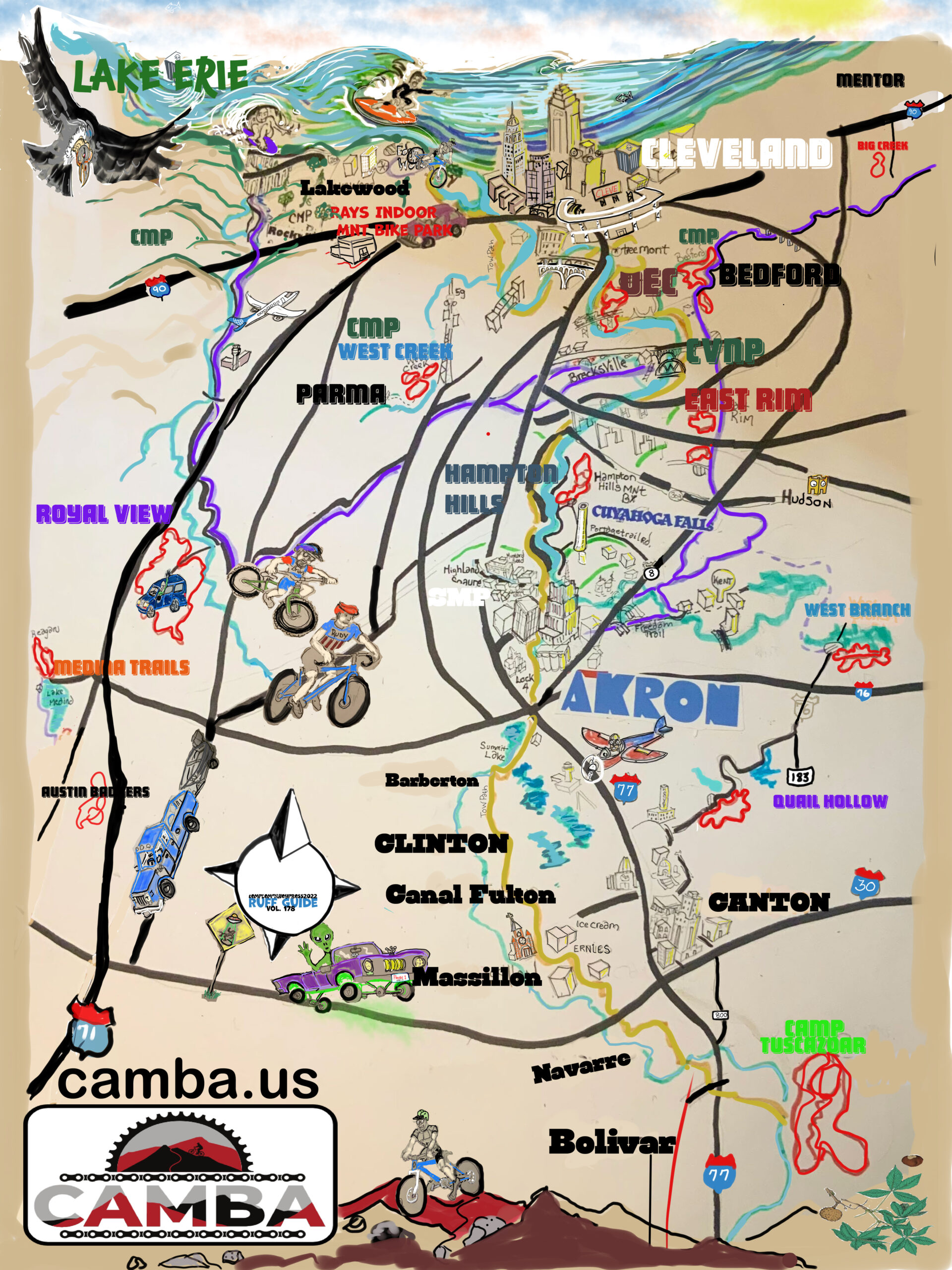 CAMBA NEO MTB Trails – Ruff Guide Map – Ruff Guide Maps