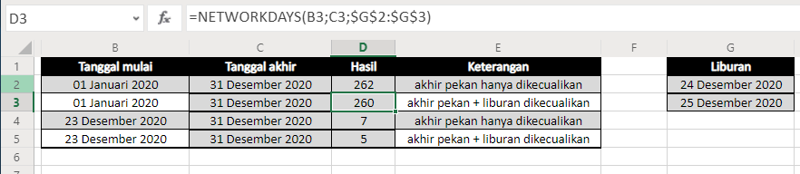 NETWORKDAYS-1 - RumusHitung.Com