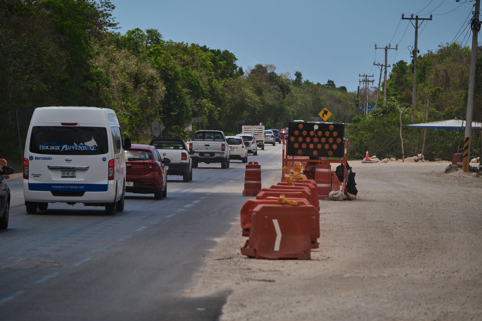 Recorre Mara obras del libramiento que une a dos carreteras