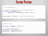 Factory Pattern Javascript Rushingbits