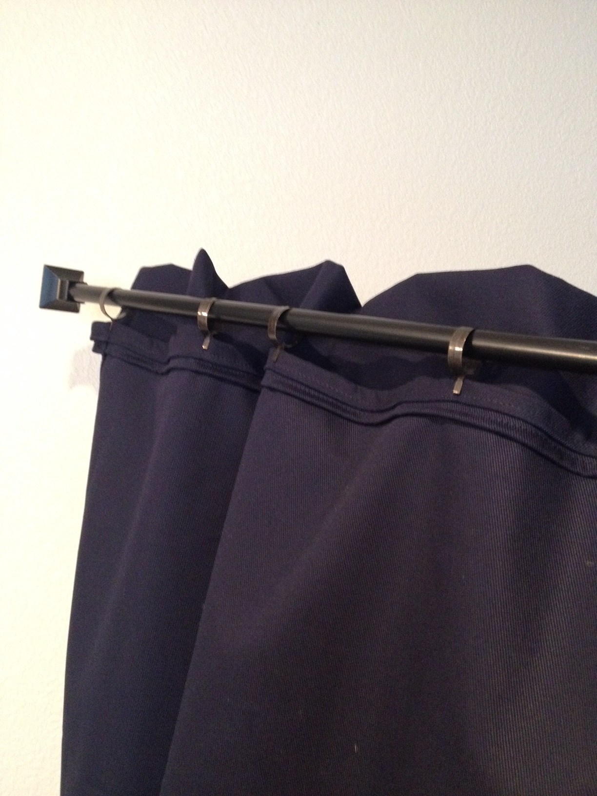 DIY Hidden Tab Curtains Using Cafe Rings - Rustic Honey