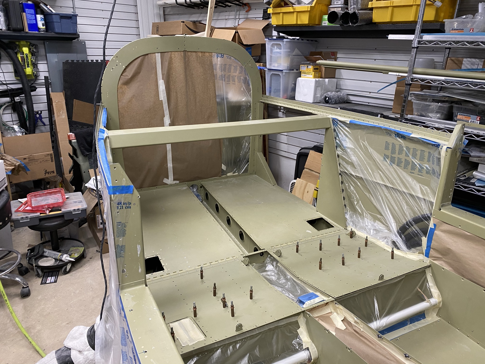 Cabin Top – Overhead Console and Interior Paint – rv10builder.com