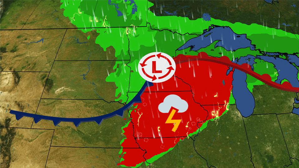 Multi Day Storm Event Ahead For The Midwest Videos From The Weather