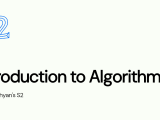 Introduction To Algorithms Sahithyan S S2
