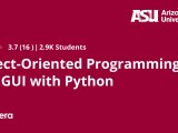 Object Oriented Programming And Gui With Python Coursera