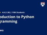 Introduction To Python Programming Coursera