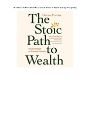 Ppt Download Pdf The Stoic Path To Wealth Ancient Wisdom For