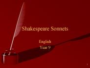 Ppt Sonnets Powerpoint Presentation Free To View Id 119e92 Zwjly