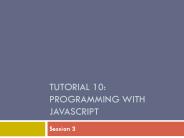Ppt Javascript Tutorial Powerpoint Presentation Free To Download