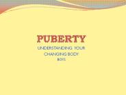 Ppt Puberty Powerpoint Presentation Free To Download Id 423d27 Nwewz