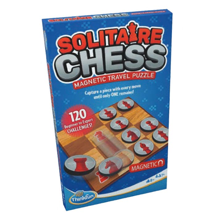 ThinkFun Solitaire Chess MAGNETIC | Mind Games Canada