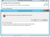 Java Eclipse Runnable Jar File Export Failed No Resources Selected