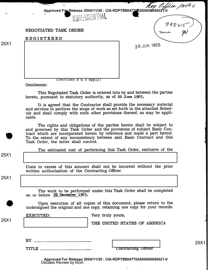 Task Order No 02 100 677 65 R Basic Contract Sanitized Sections A