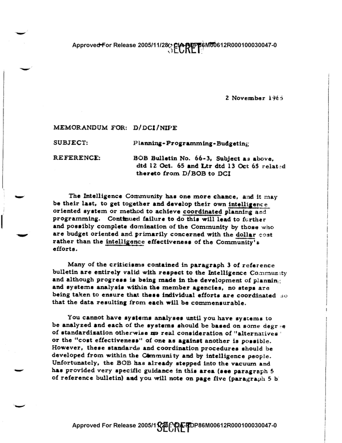 Planning Programming Budgeting Documentcloud