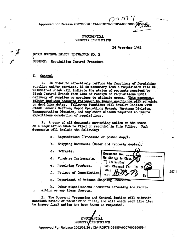 Requisition Control Procedure Documentcloud