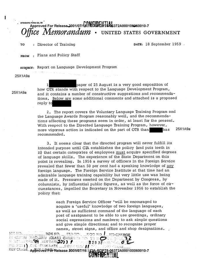 Report On Language Development Program Documentcloud