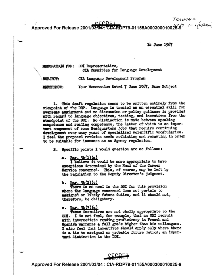 Cia Language Development Program Documentcloud