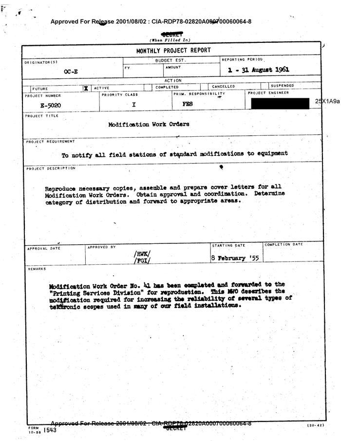 Modification Work Orders Documentcloud