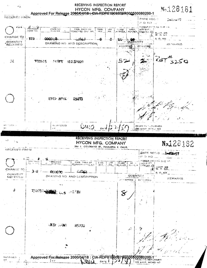 Receiving Inspection Report Documentcloud