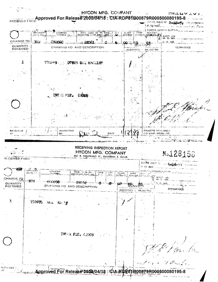 Receiving Inspection Report Documentcloud