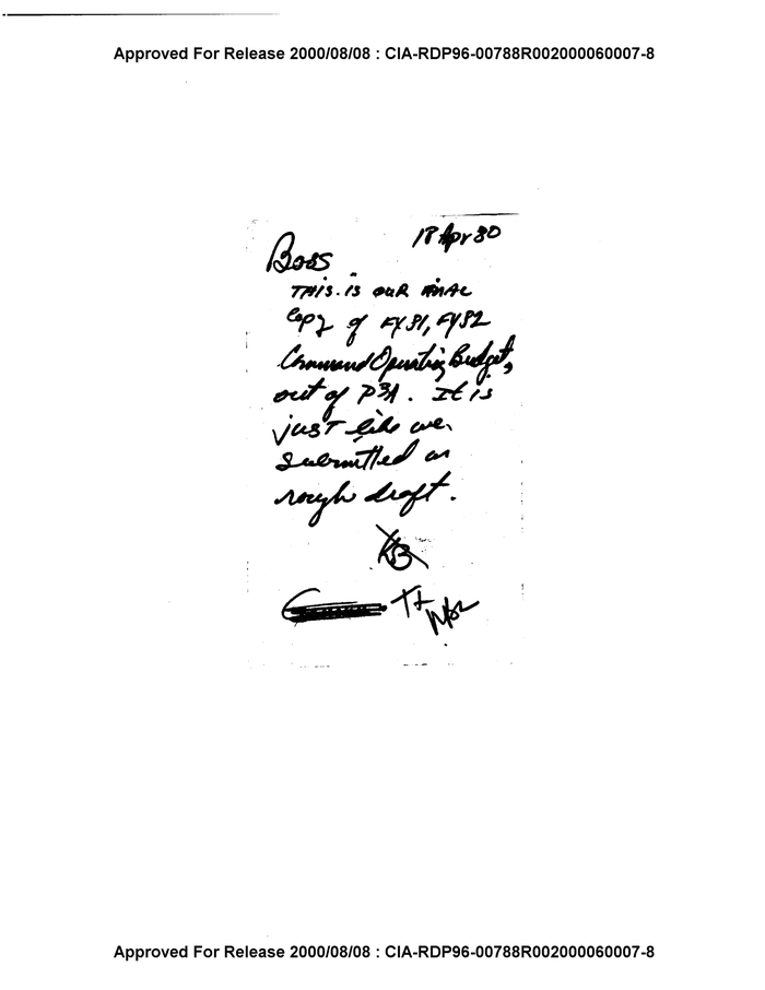 Handwritten Note Documentcloud