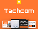 Techcom It Technology Google Slide Template Presentation Templates