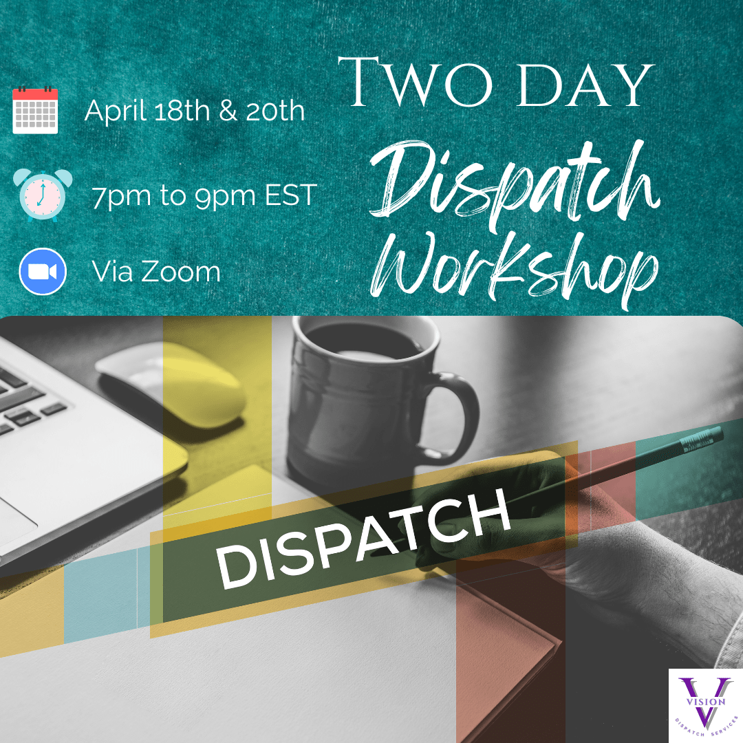 Freight Dispatch Training April 18th 20th