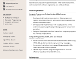 Resume Example For Computer Programmer At Eve Collie Blog