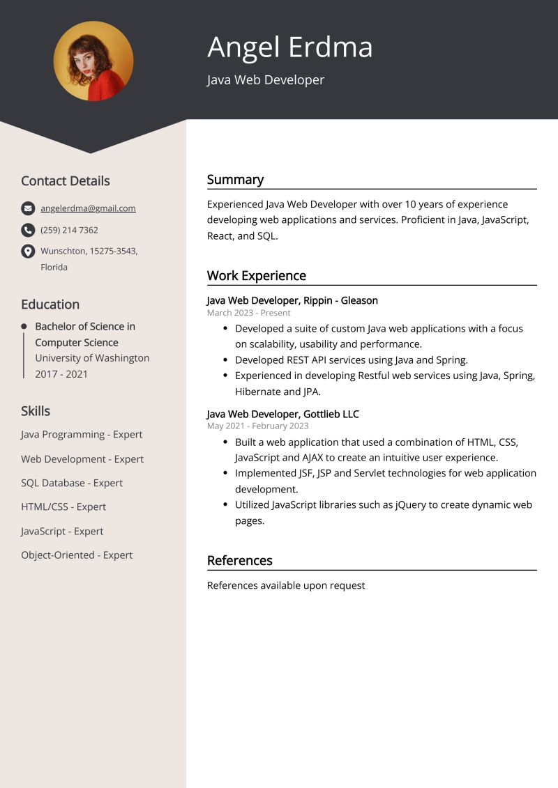 Java Web Developer Cv Example - Landscape Pictures - Classic Full HD Collection