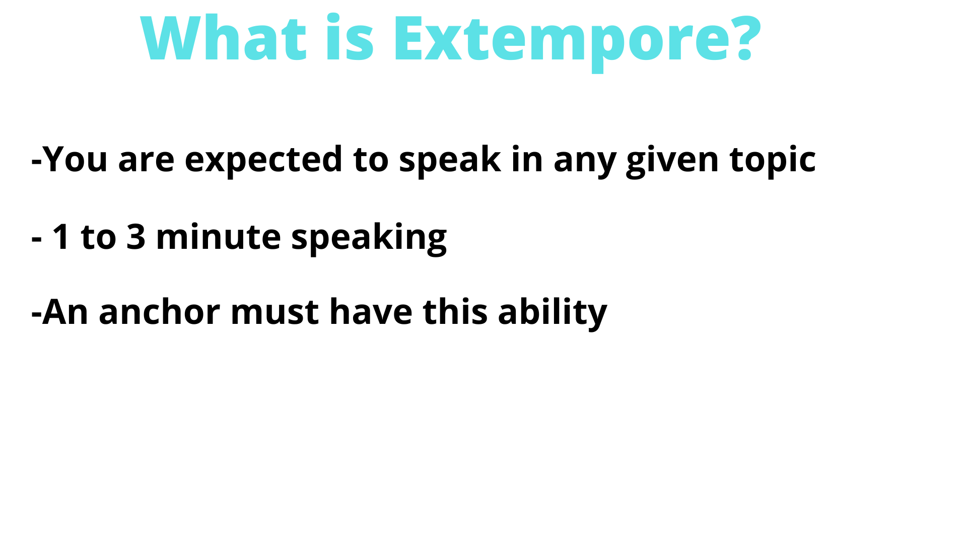 5 Things to Practice Everyday to Improve Your Anchoring Skills • Tips Nepal