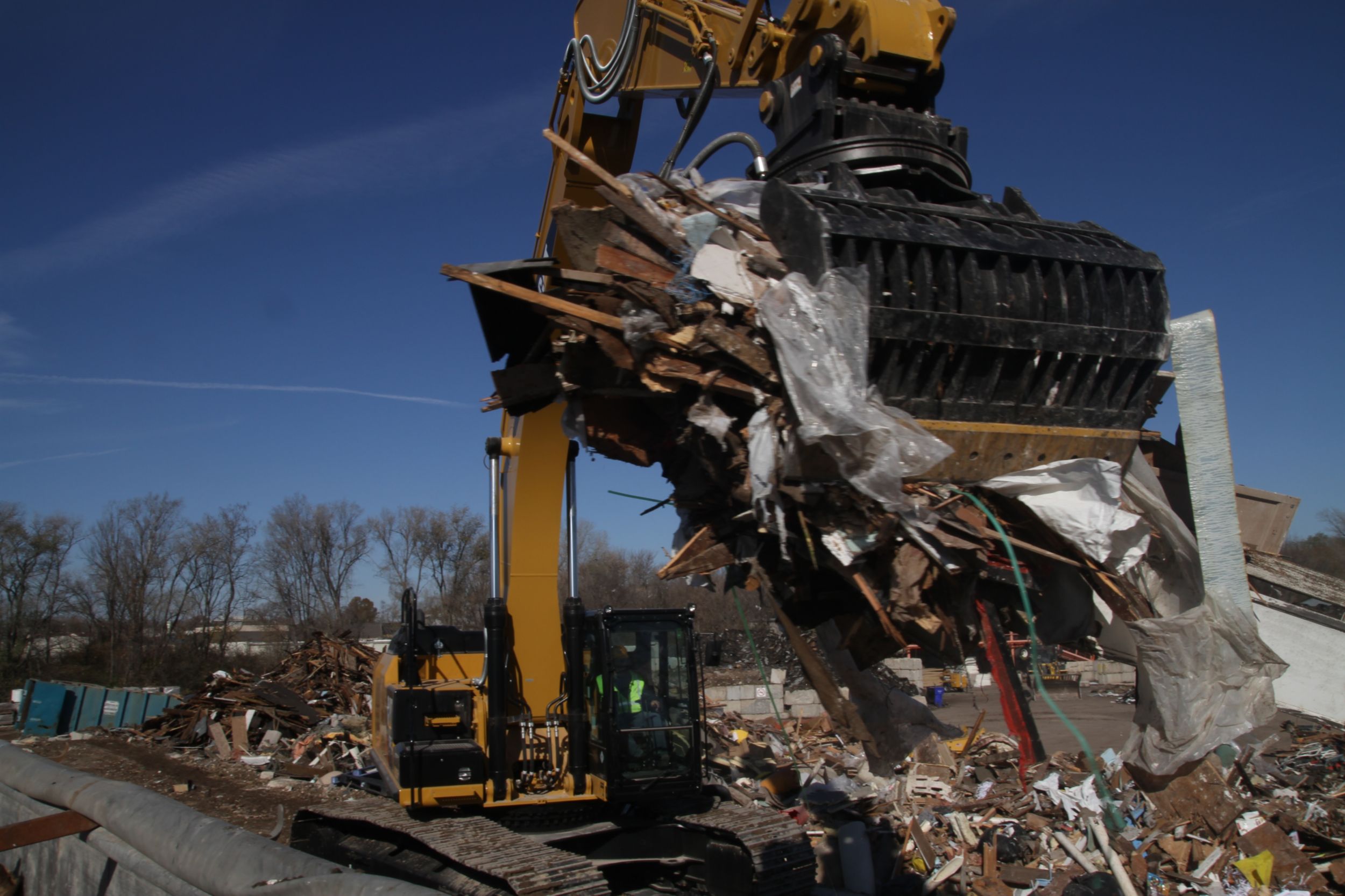 G317 Gc Demolition Sorting Grapple Stowers Cat