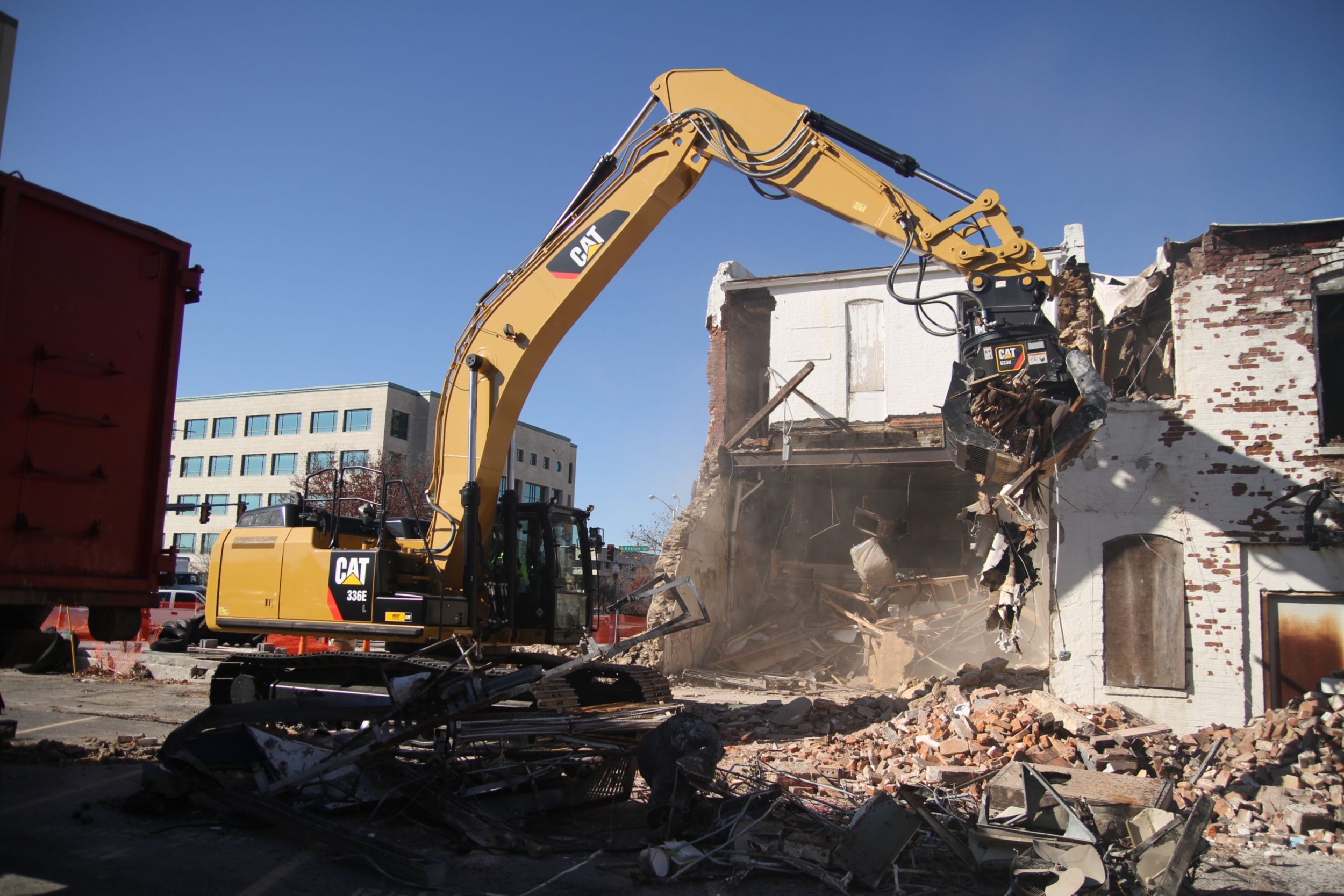 G317 Gc Demolition Sorting Grapple Stowers Cat