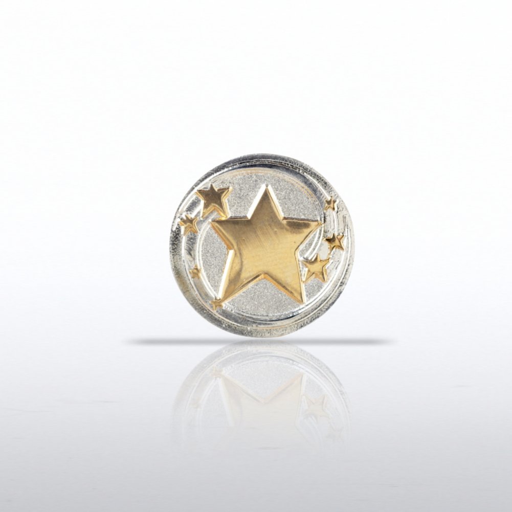 Lapel Pin Silver Star Baudville