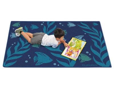 Natural Accents Ocean Classroom Carpet 4 X 6 At Lakeshore Learning