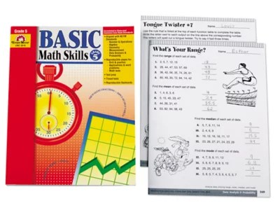 Mastering Basic Math Skills Reproducible Activities Gr 5 At
