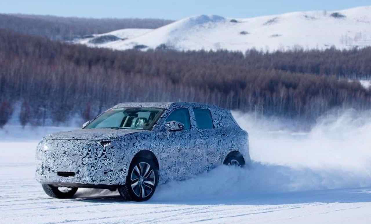 Evergrande Auto's Hengchi SUV on winter test drive - saabblog