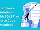 Ecommerce Website In Php Mysql Free Source Code Download