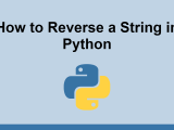 How To Reverse A String In Python Sabe